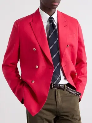 DRAKE'S 7cm Striped Silk Tie
