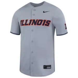 Nike Illinois Limited Baseball Jersey - Grey