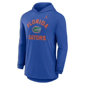 JORDAN Florida Primetime Arch Dri-fit College Long-sleeve Hooded T-shirt - Blue