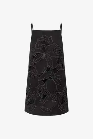 LEO LIN Leia Appliqué Mini Dress
