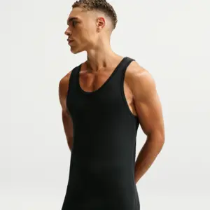 Nike Essential Stretch Cotton Dri-fit Tank Top - Black