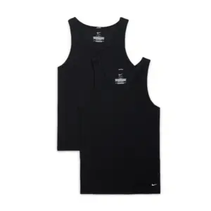 Nike Essential Stretch Cotton Tank Top - Black