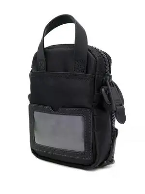 Moschino Print Zip-up Shoulder Bag