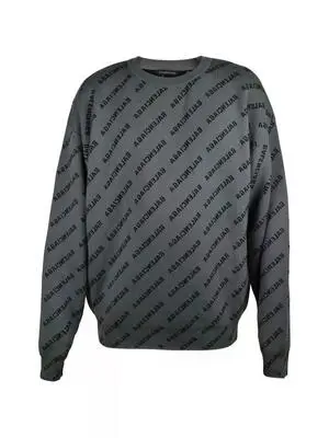 Balenciaga Logo-print Crew Neck Jumper