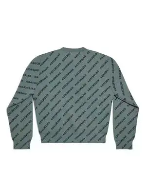 Balenciaga Logo-print Crew Neck Jumper