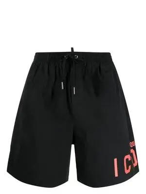 Dsquared2 Logo Print Swim Shorts