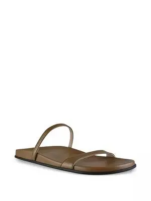 THE ROW Hugh Leather Sandals - Brown