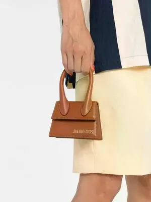 Jacquemus Le Chiquito Leather Mini Bag Brown