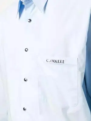 Roberto Cavalli Logo-plaque Cotton Shirt