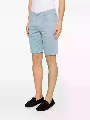 Jacob Cohen Logo-patch Five-pocket Shorts