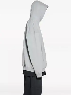 Balenciaga Logo Print Jersey Hoodie