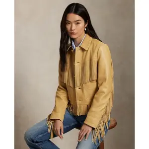 Ralph Lauren Fringe Leather Jacket