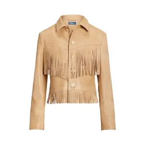 Ralph Lauren Fringe Leather Jacket