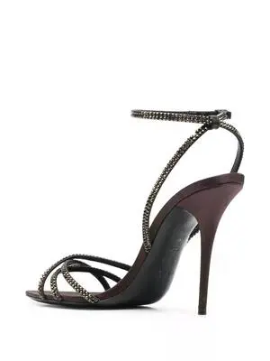 Saint Laurent 105mm Ava Embellished Sandals