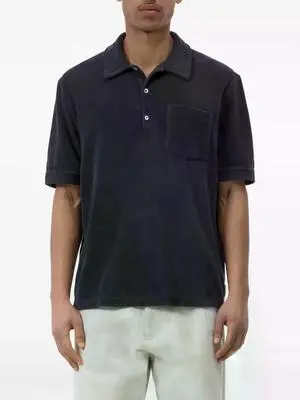 Closed Terry-cloth Chest-pocket T-shirt