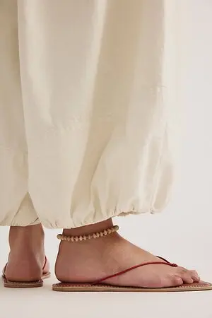 Matisse Barely There Thong Sandals - Red