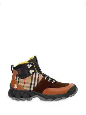 Burberry Arthur Lace-up Boots - Brown