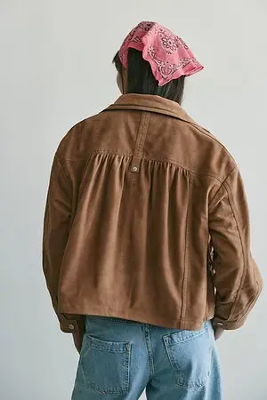 Free People We The Free Rip Tide Suede Jacket