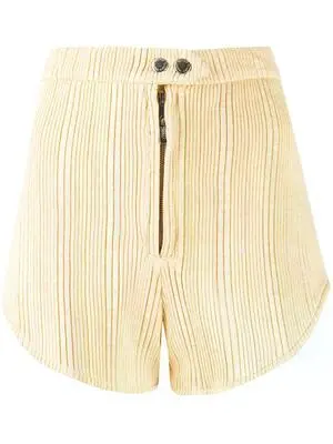 ELLERY Ribbed Knit High-waisted Shorts