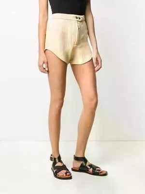 ELLERY Ribbed Knit High-waisted Shorts