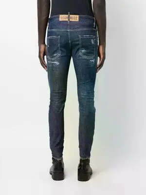 Dsquared2 Distressed-finish Tapered-leg Jeans