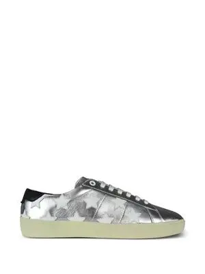 Saint Laurent Court Classic Sneakers - Silver