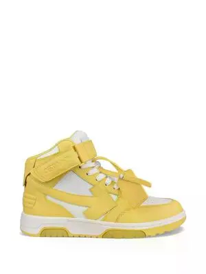 Off-White Out Of Office Mid Sneakers - Yellow