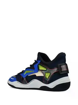 LANVIN Diver Sneakers With Contrasting Inserts