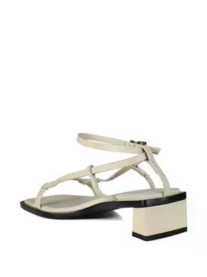 ANEST COLLECTIVE Crossover Linea Leather Sandals