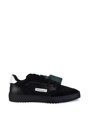 Off-White Leather Suede Sneakers