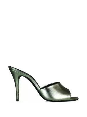 Saint Laurent La 16 Metallic Effect Sandals