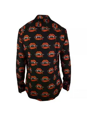 Philipp Plein Toothy Print Patch Shirt