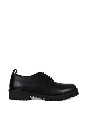 Valentino Garavani Stitching Leather Loafers