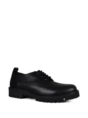 Valentino Garavani Stitching Leather Loafers