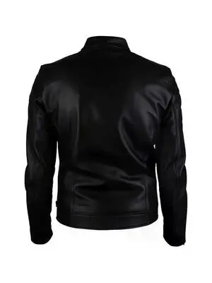 Philipp Plein Hexagonal Logo Biker Jacket