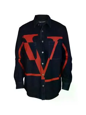 Valentino Garavani Logo-print Denim Jacket