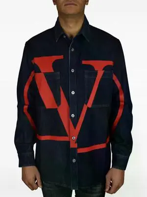 Valentino Garavani Logo-print Denim Jacket