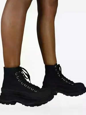Alexander McQueen Tread Slick Sneakers - Black