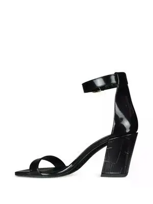 Burberry Crocodile-effect Strap Sandals