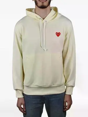 Comme Des Garçons Logo Patch Hoodie