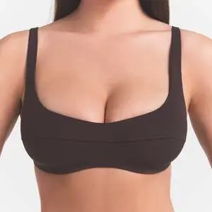SKIMS Seam Front Micro Bra | Deep Neutral | | Nike Studio Stretch - Dark Roast