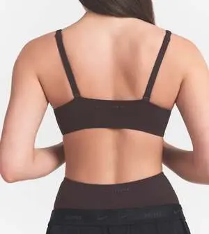 SKIMS Seam Front Micro Bra | Deep Neutral | | Nike Studio Stretch - Dark Roast