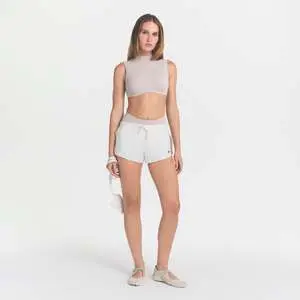 SKIMS Mock Neck Bra Top - Linen