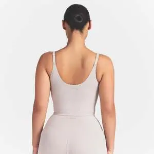 SKIMS Plunge Tank Top
