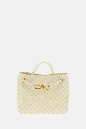 Bottega Veneta Bottega Veneta Small Andiamo Bag White