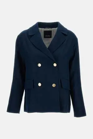 Max Mara Avenue Double-breasted Jacket - Blue