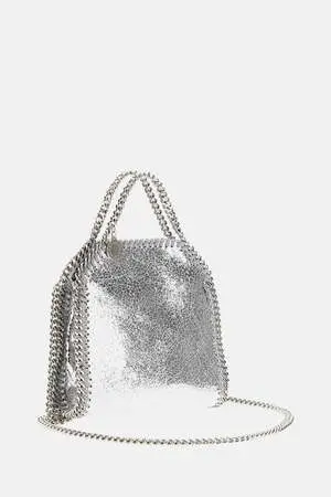 Stella McCartney Falabella Tiny Tote Bag - Silver