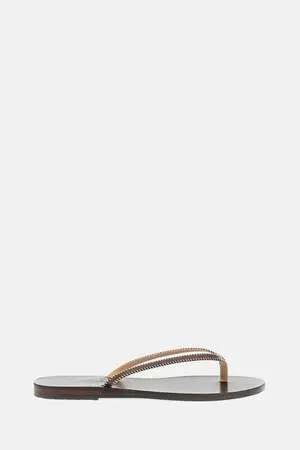 ANCIENT GREEK SANDALS Saionara Stitch Flip-flops - Marrone