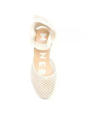 Manebí Crochet-knit Wedge Espadrilles
