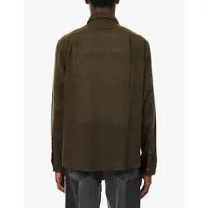 KARTIK RESEARCH Double Layer Bead Embroidered Cotton Shirt